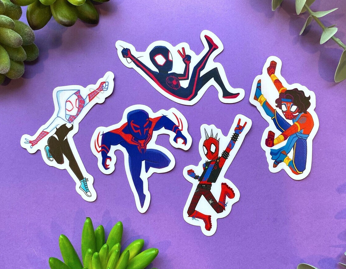 Addison Johnston - spiderverse stickers
