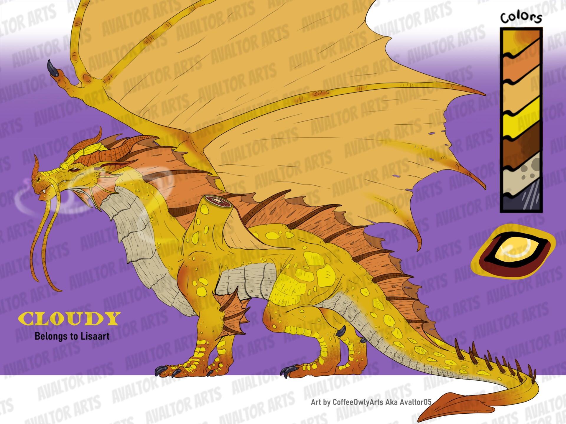 Cary Narveson - Character Sheet References -Comm