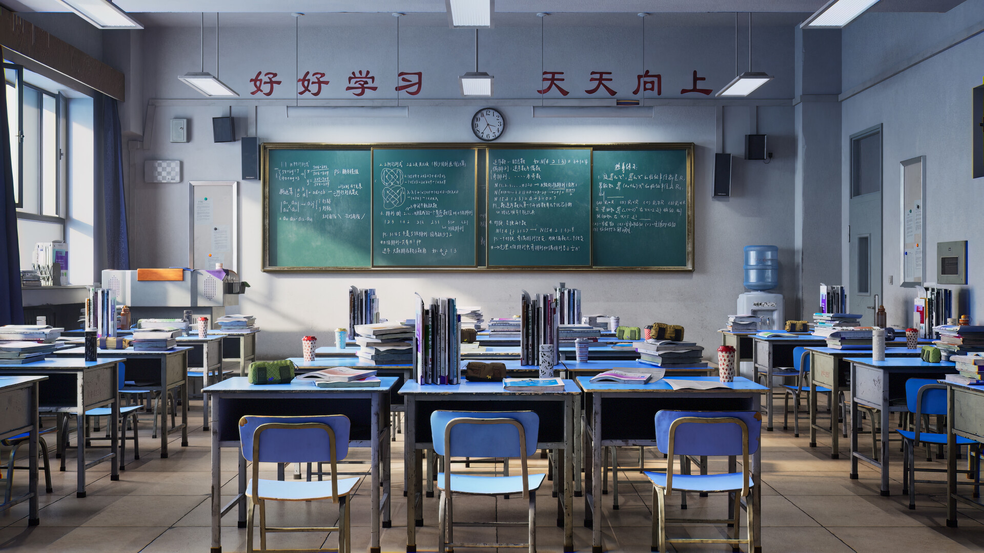 ArtStation - High School Classroom