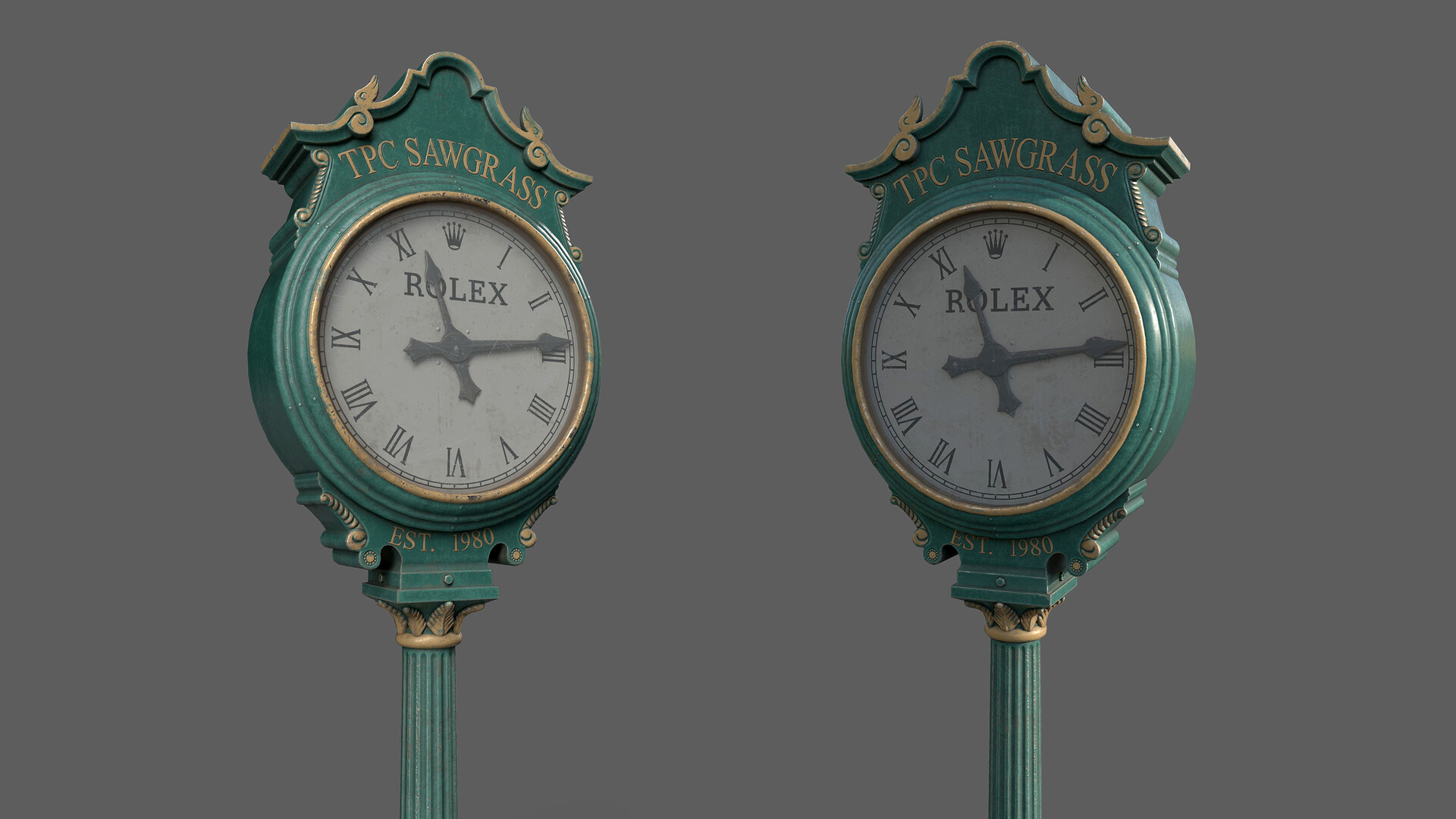 Marco Manola - Rolex Golf Course Clock