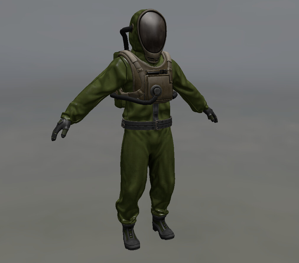 ArtStation - Hazmat stalker suit fan-art