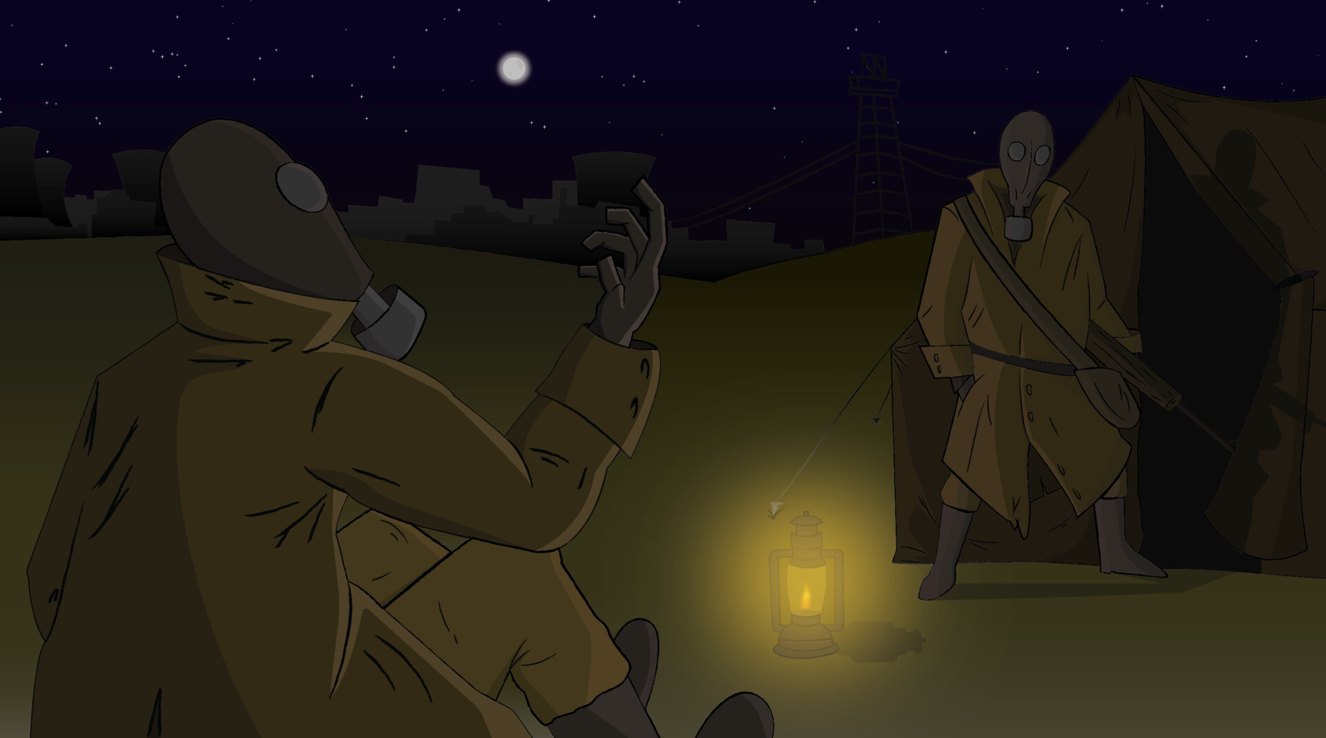 ArtStation - Gas Mask Scene