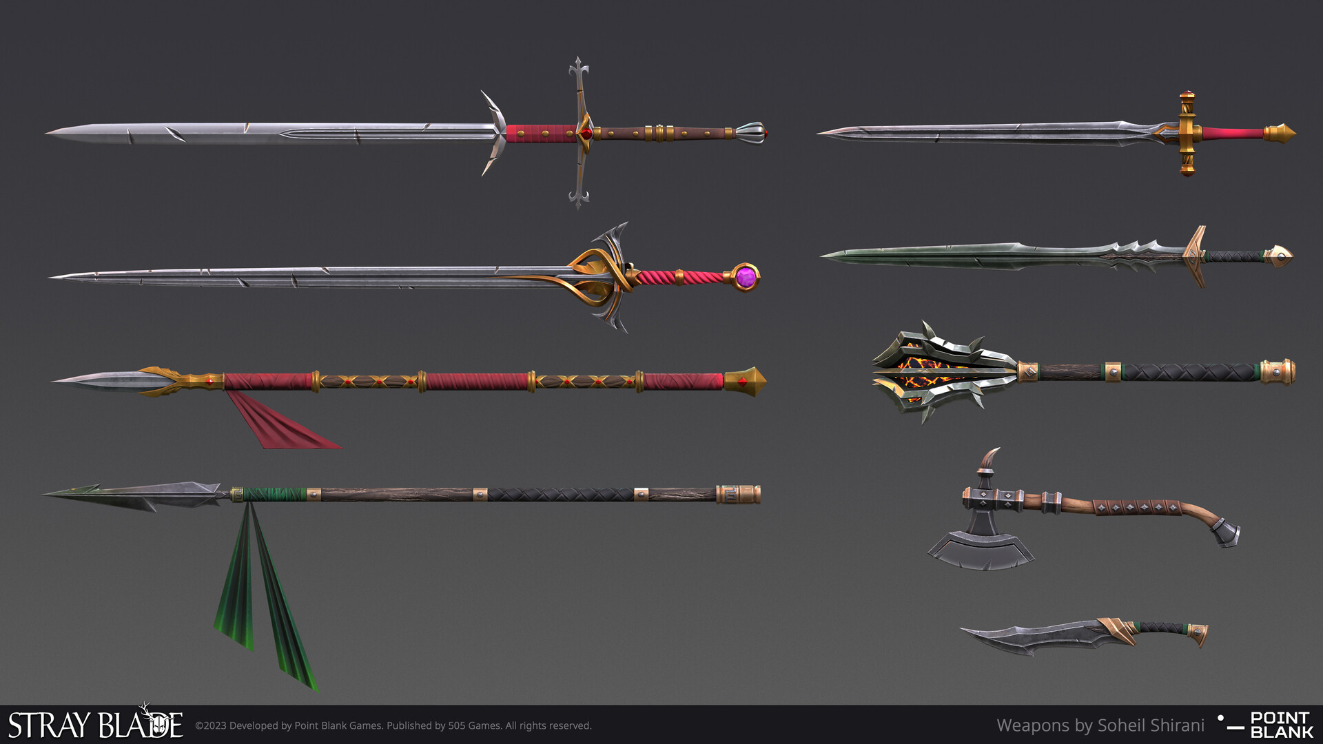 Soheil Shirani - STRAY BLADE - Armor Assets & Weapons