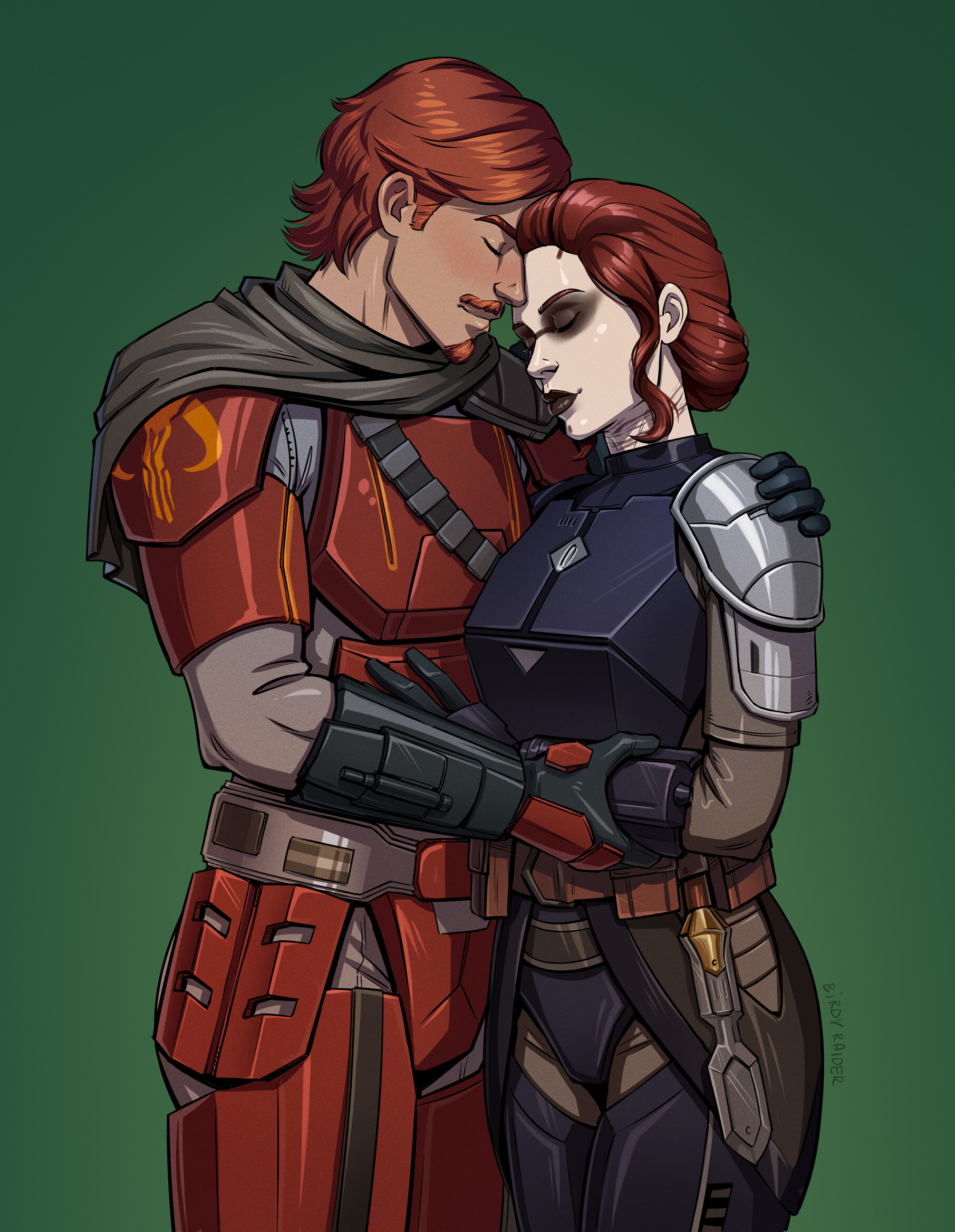 ArtStation - Commission: OCs Eve and Del