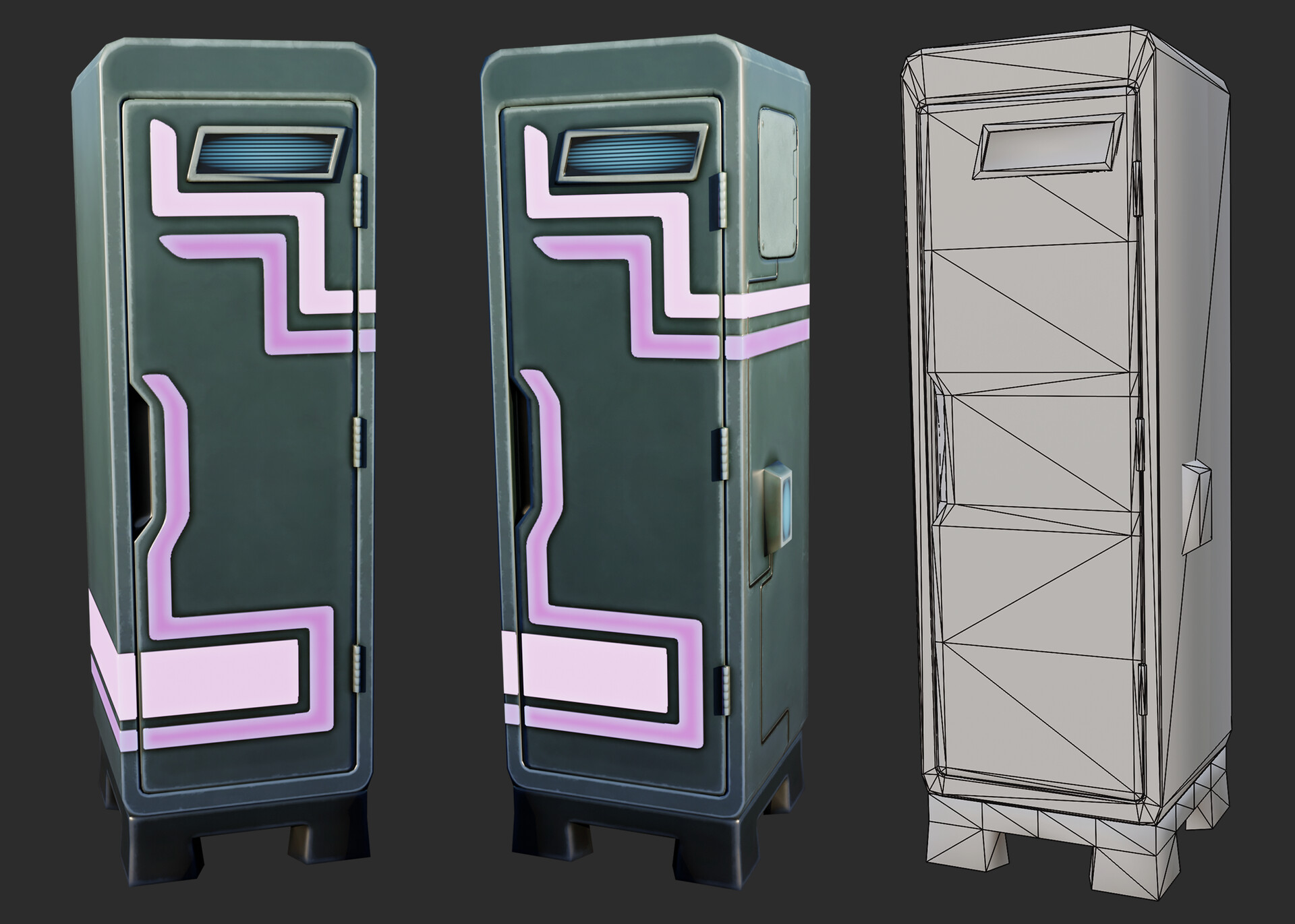 ArtStation - cyberpunk locker