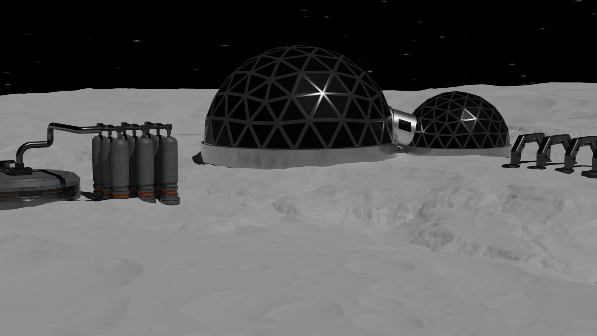 ArtStation - Moon Base