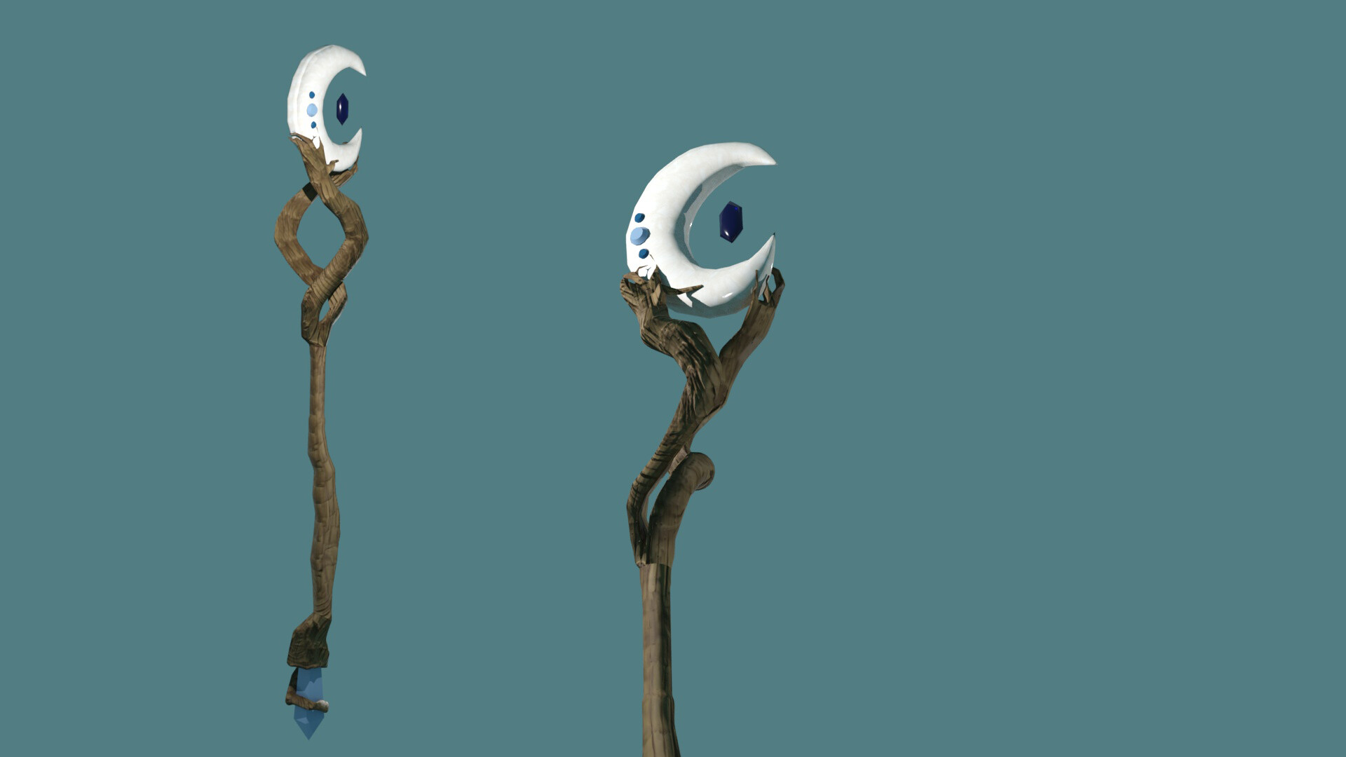 ArtStation - Moon Staff Asset