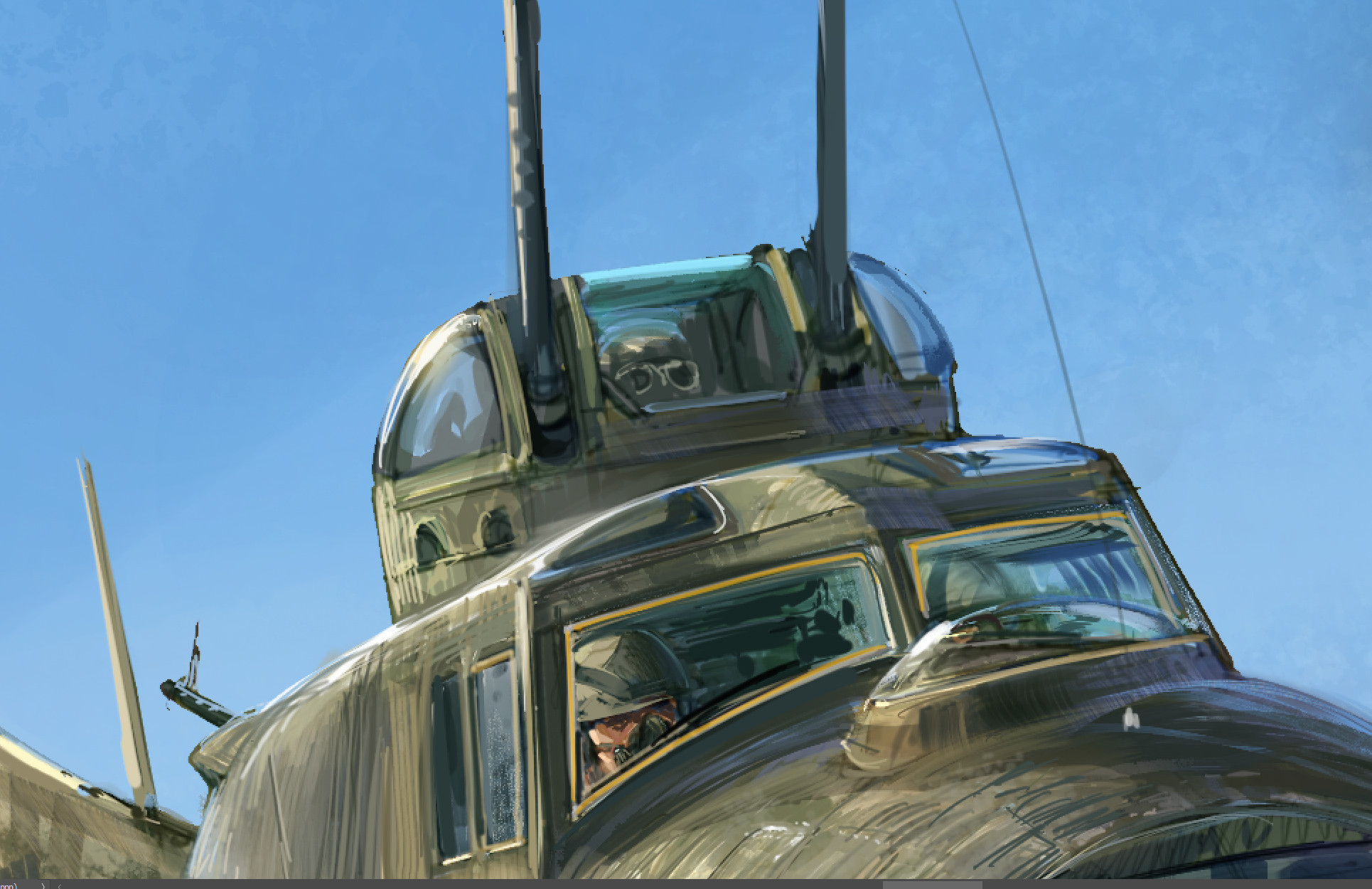 Julien lepelletier ART - B-17 Flying Fortress The Mighty 8th Redux Art