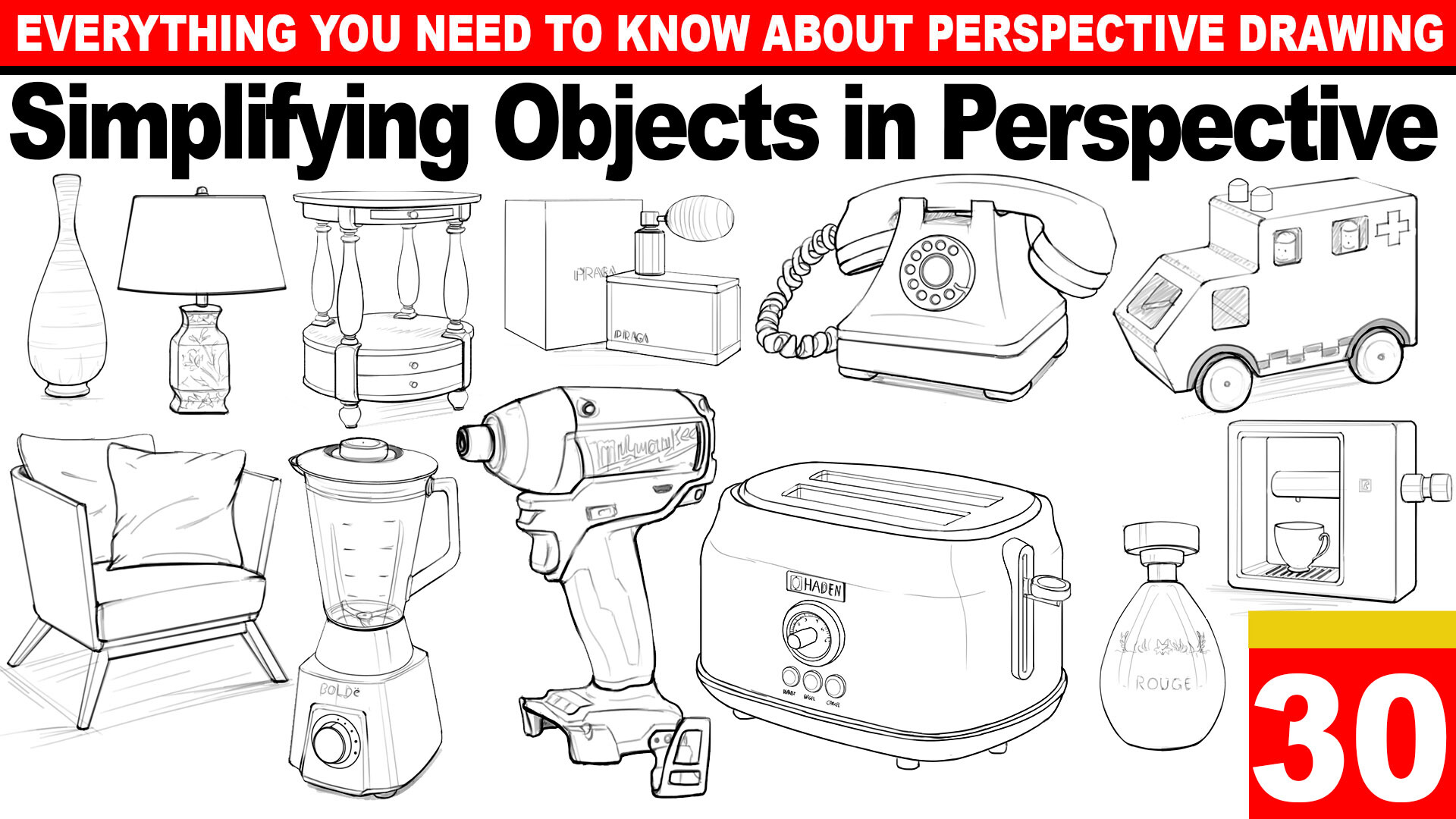 ArtStation - Lesson 30: How to Simplify Objects Using Basic Shapes and ...