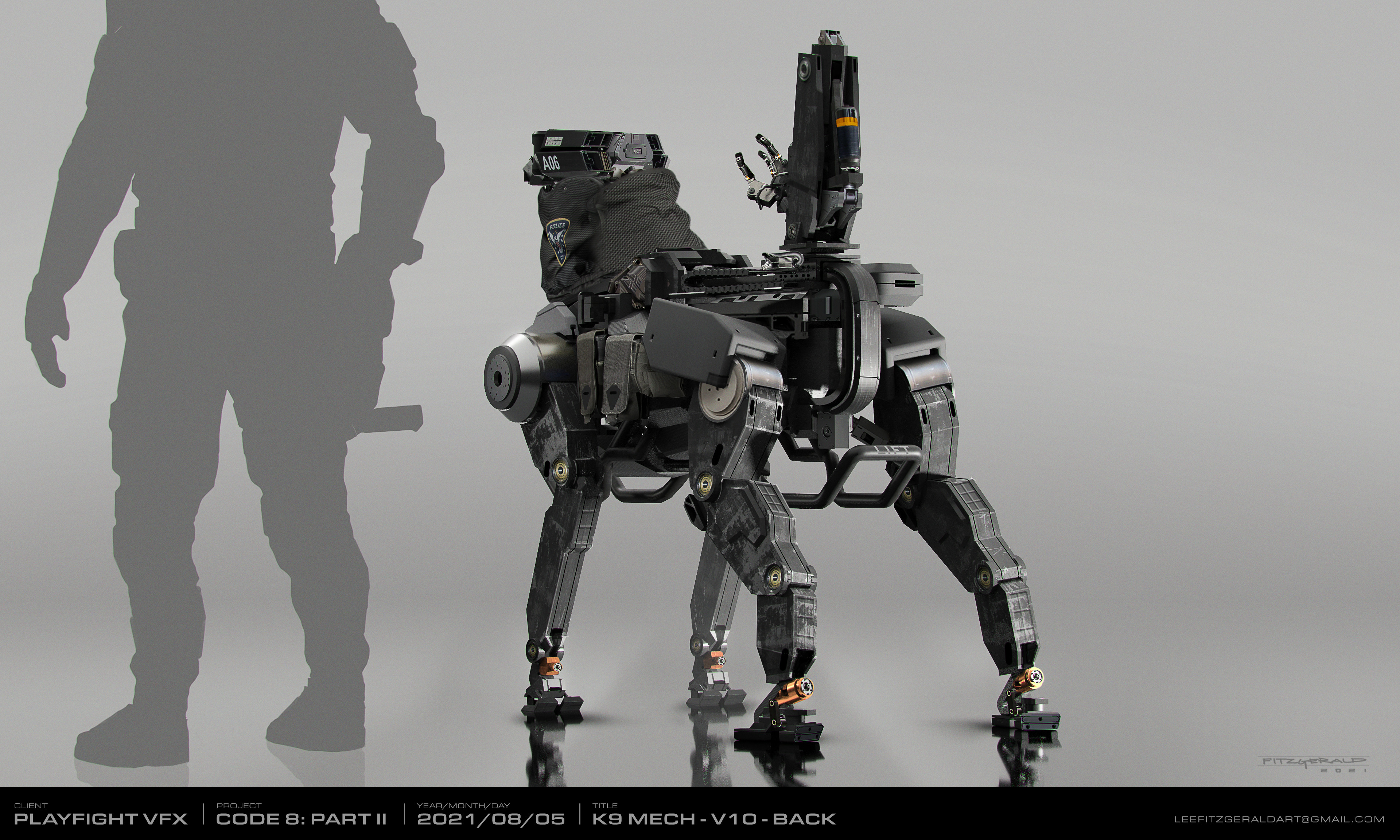 Lee Fitzgerald - Code 8: Part II - K9 Robot