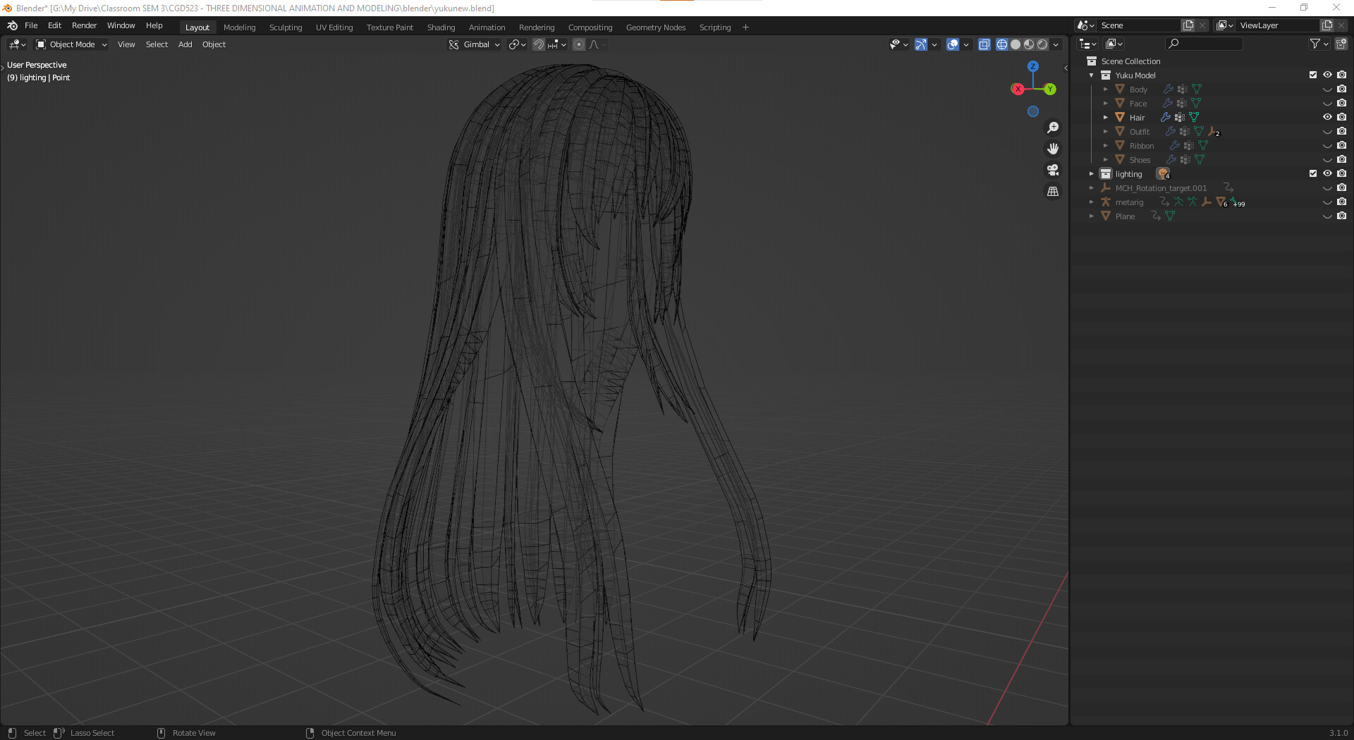 ArtStation - Wireframe and rig