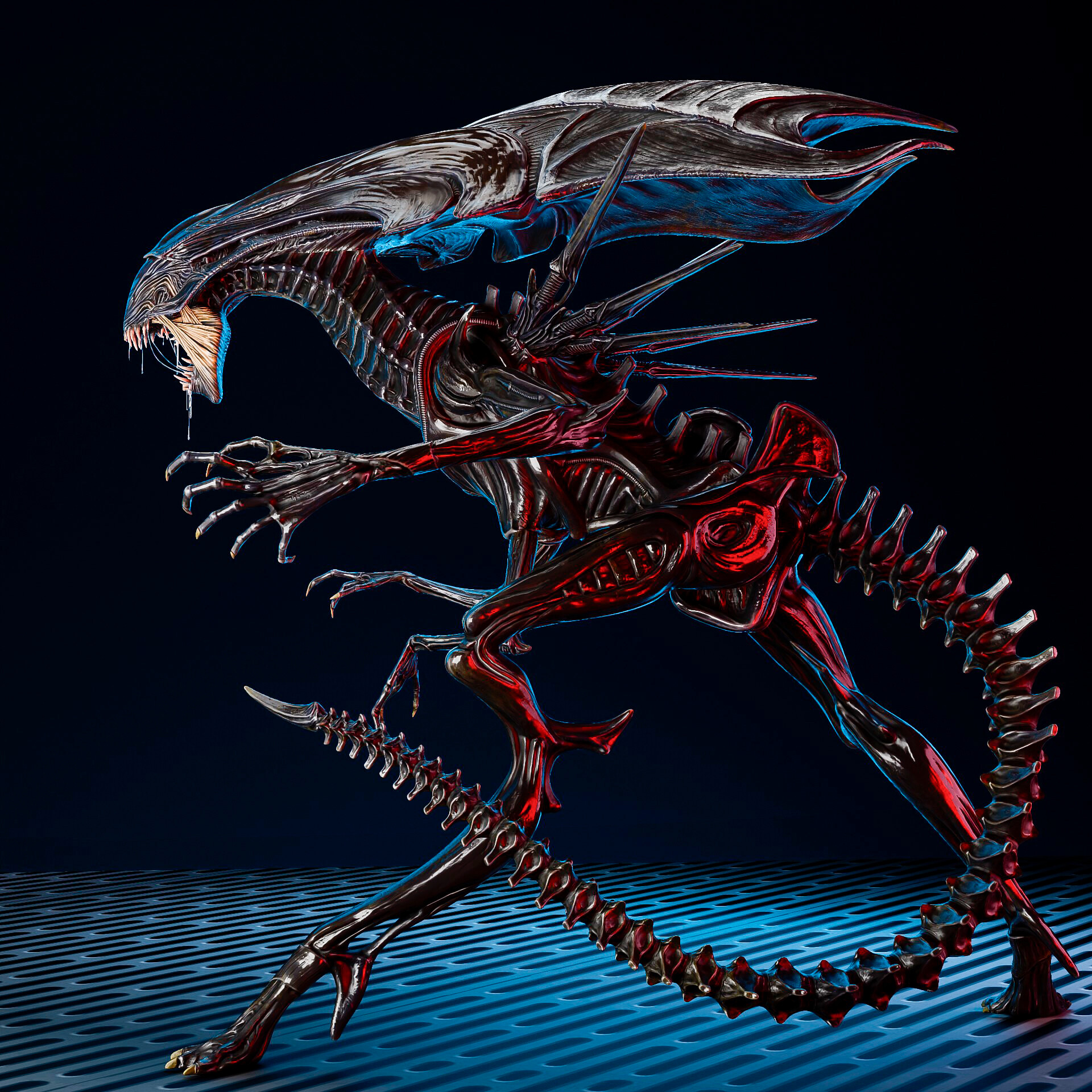 queen xenomorph size
