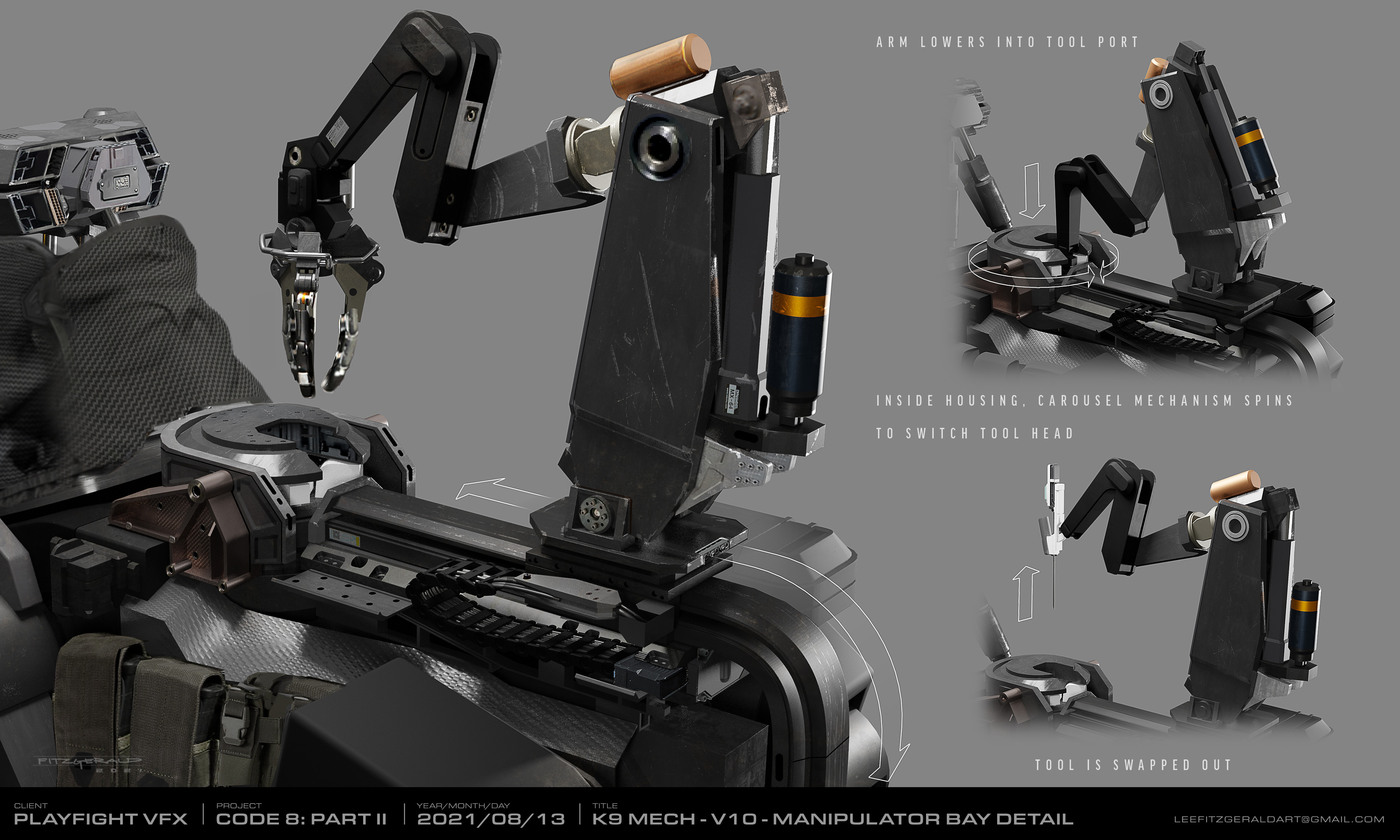 Lee Fitzgerald - Code 8: Part II - K9 Robot