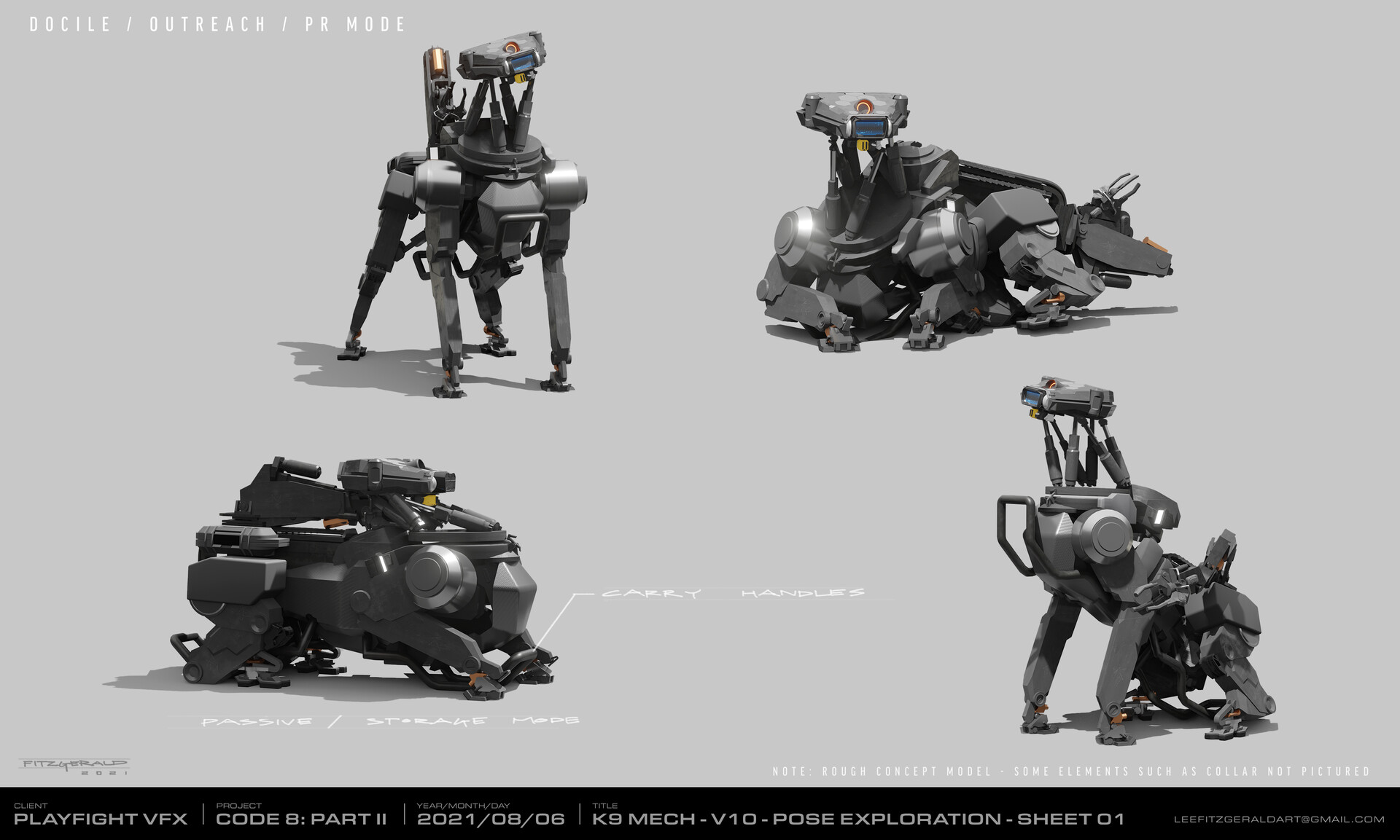 Lee Fitzgerald - Code 8: Part II - K9 Robot