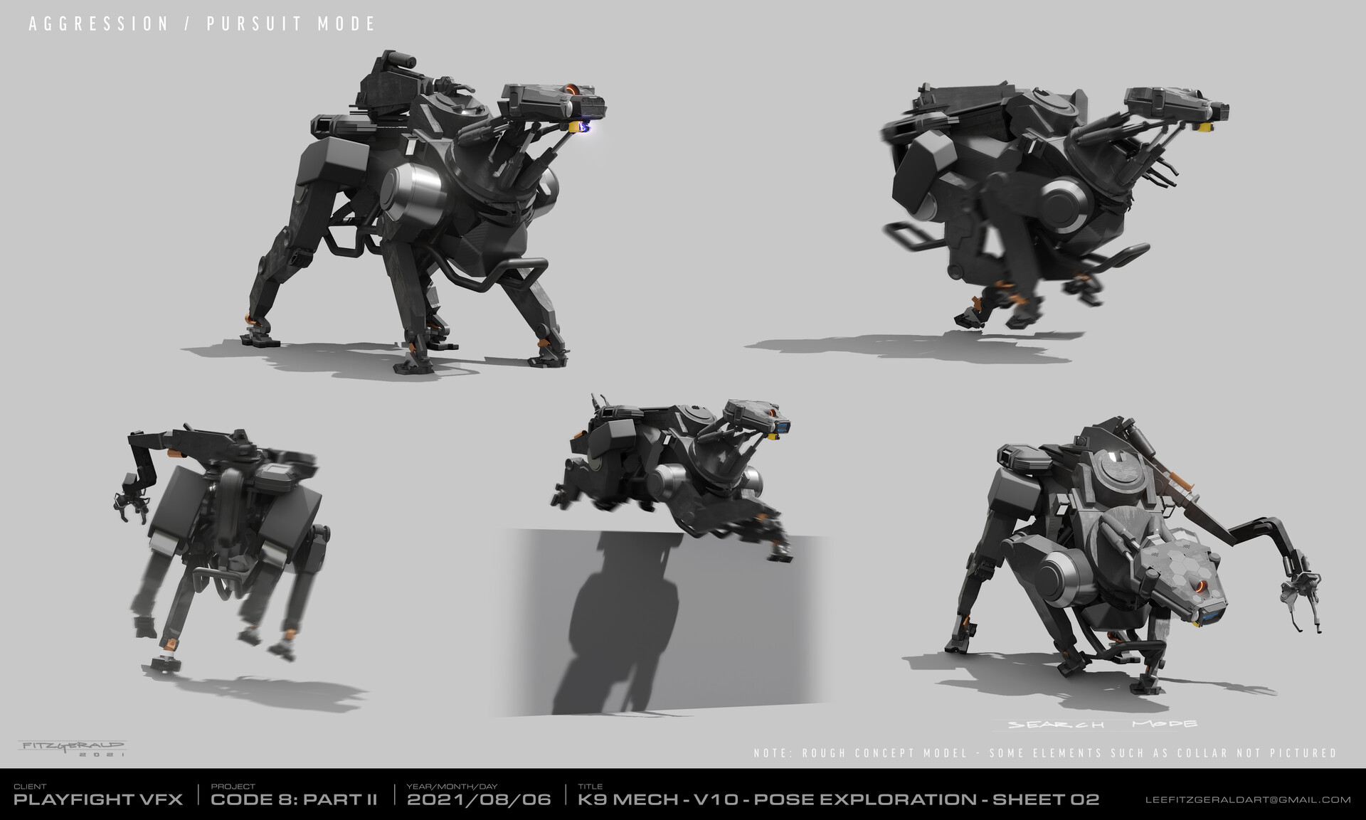 Lee Fitzgerald - Code 8: Part II - K9 Robot