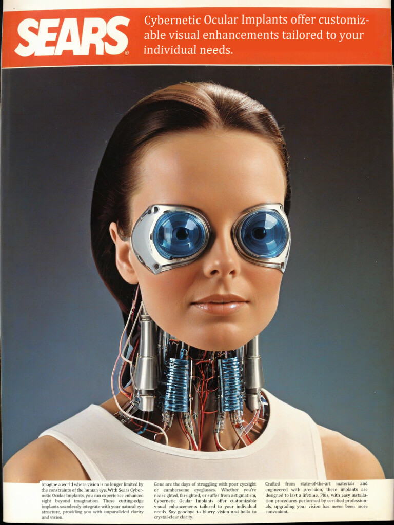 ArtStation - Cyber implants from a 1975 Sears catalog