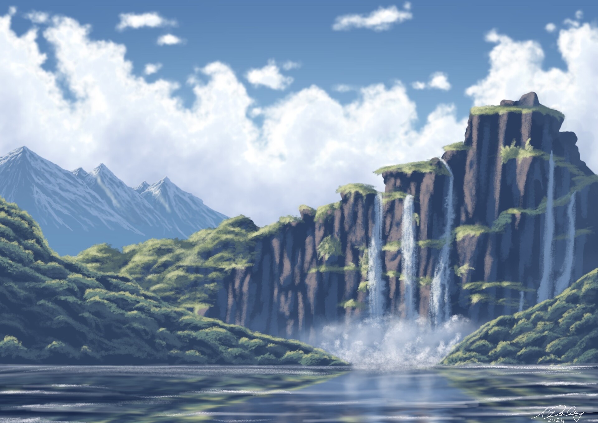 ArtStation - Waterfall