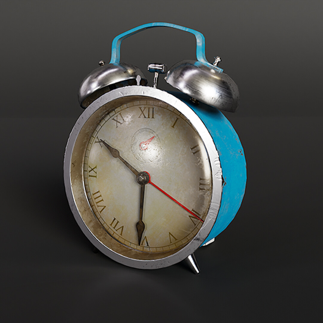 ArtStation - Old Alarm Clock