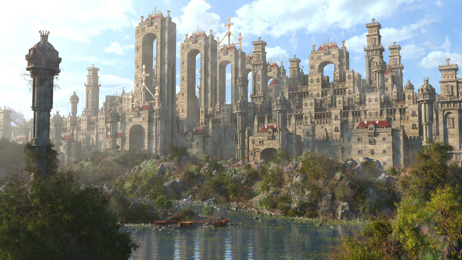 ArtStation - Ancient City Castle