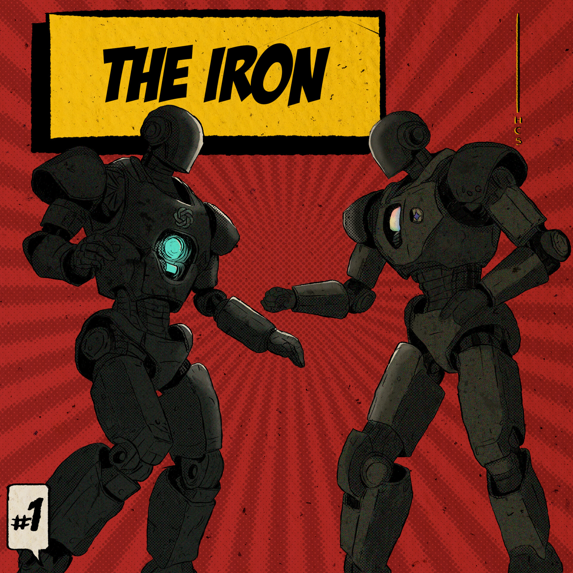 ArtStation - The Iron #1 - Robot Comic Art