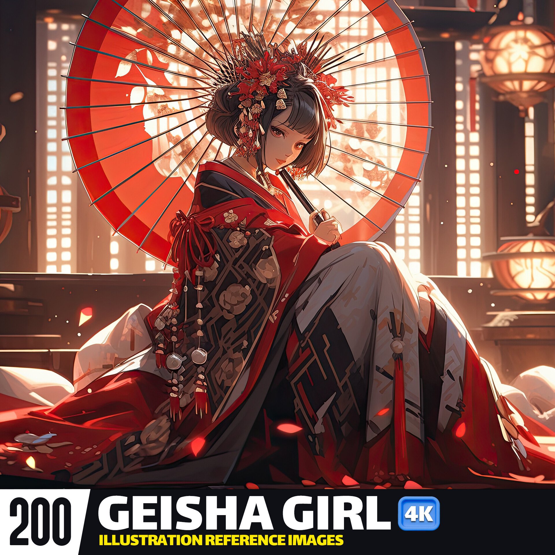 ArtStation - Geisha Girl VOL.01 | 4K Reference Images