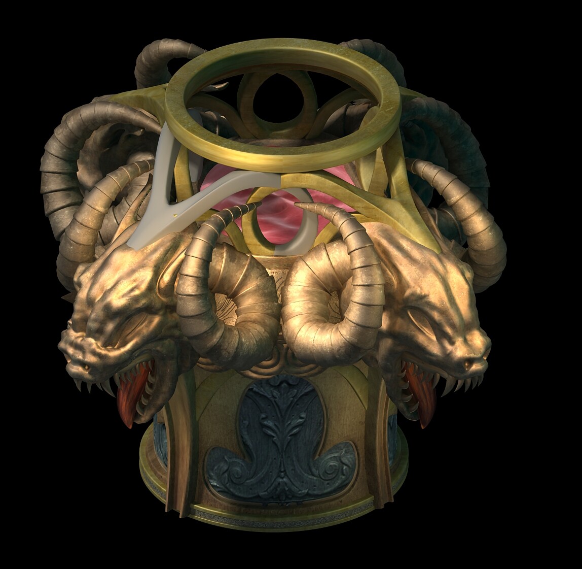 ArtStation - Seven Angel Altar - Brazier 01