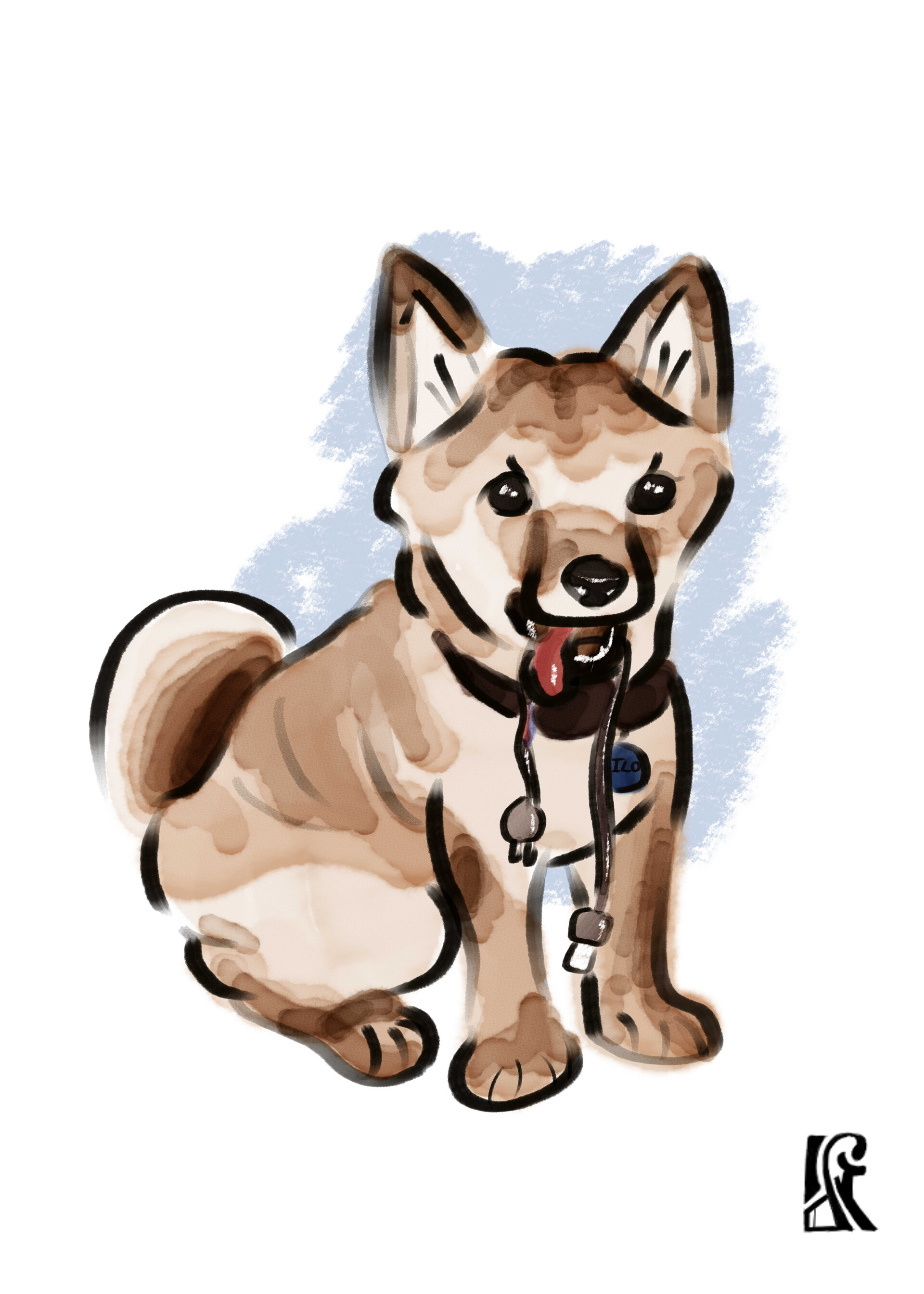 ArtStation - Doggo doodle