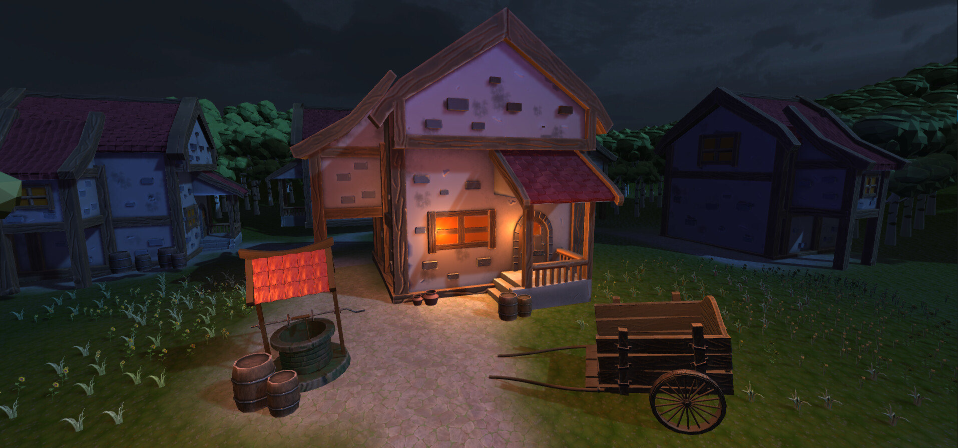 ArtStation - Small town stylized