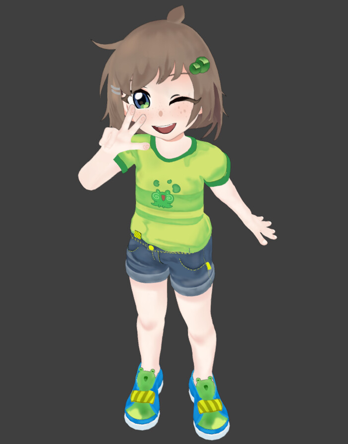 ArtStation - 3d model of vtuber lily hopkins