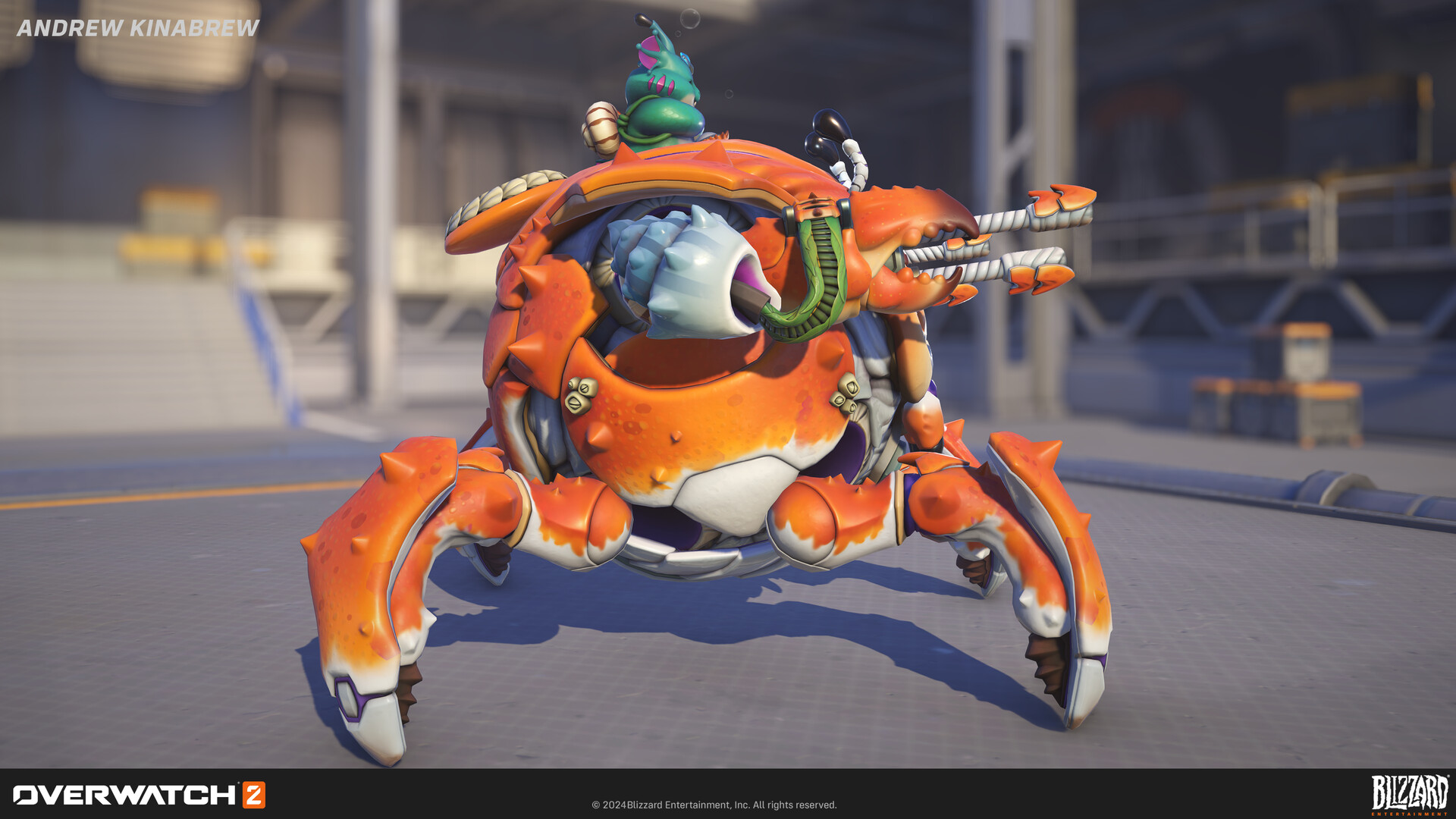 Andrew Kinabrew - Wrecking Ball Crustacean skin for Overwatch 2