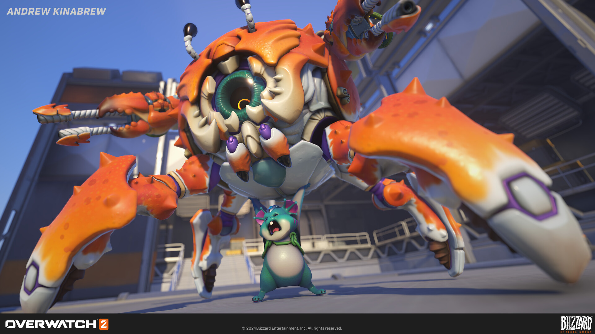 Andrew Kinabrew - Wrecking Ball Crustacean skin for Overwatch 2
