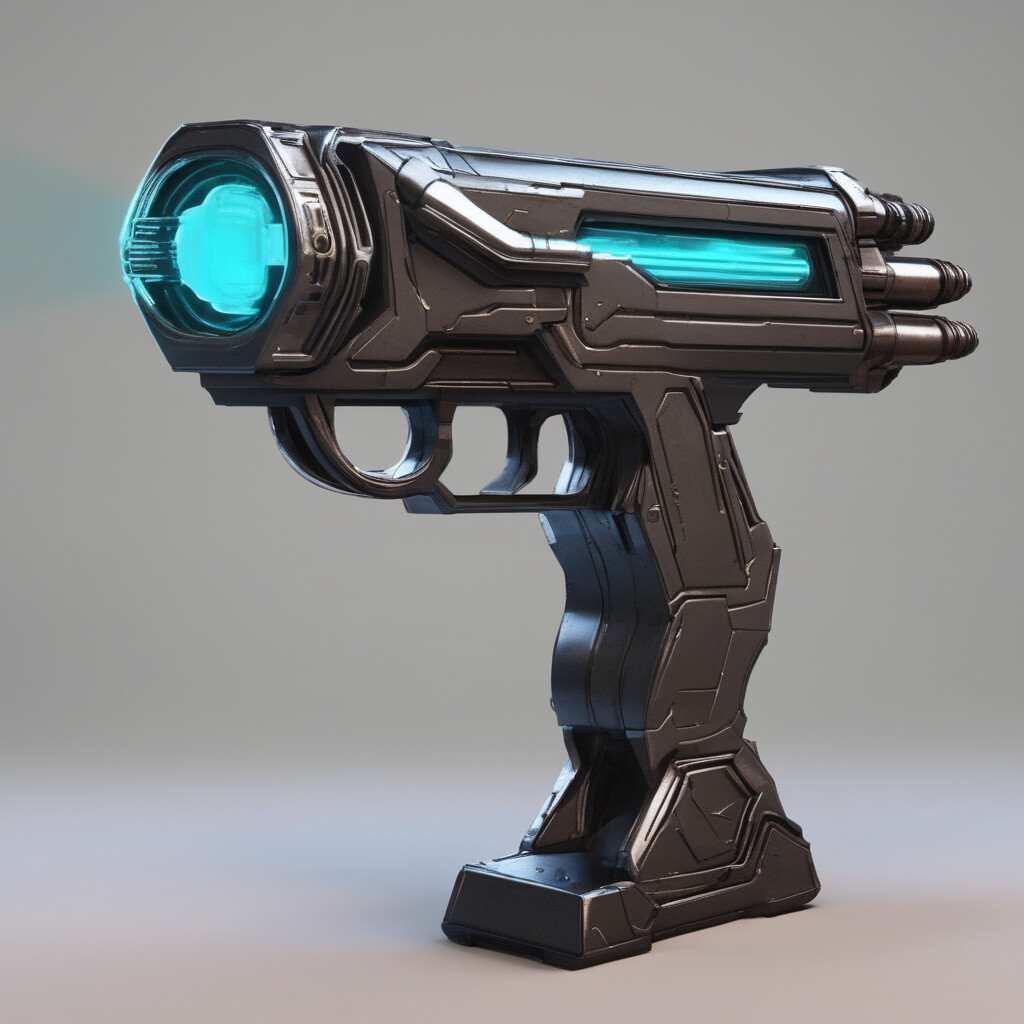 ArtStation - Sci Fi Gun(Open Source)(AI)