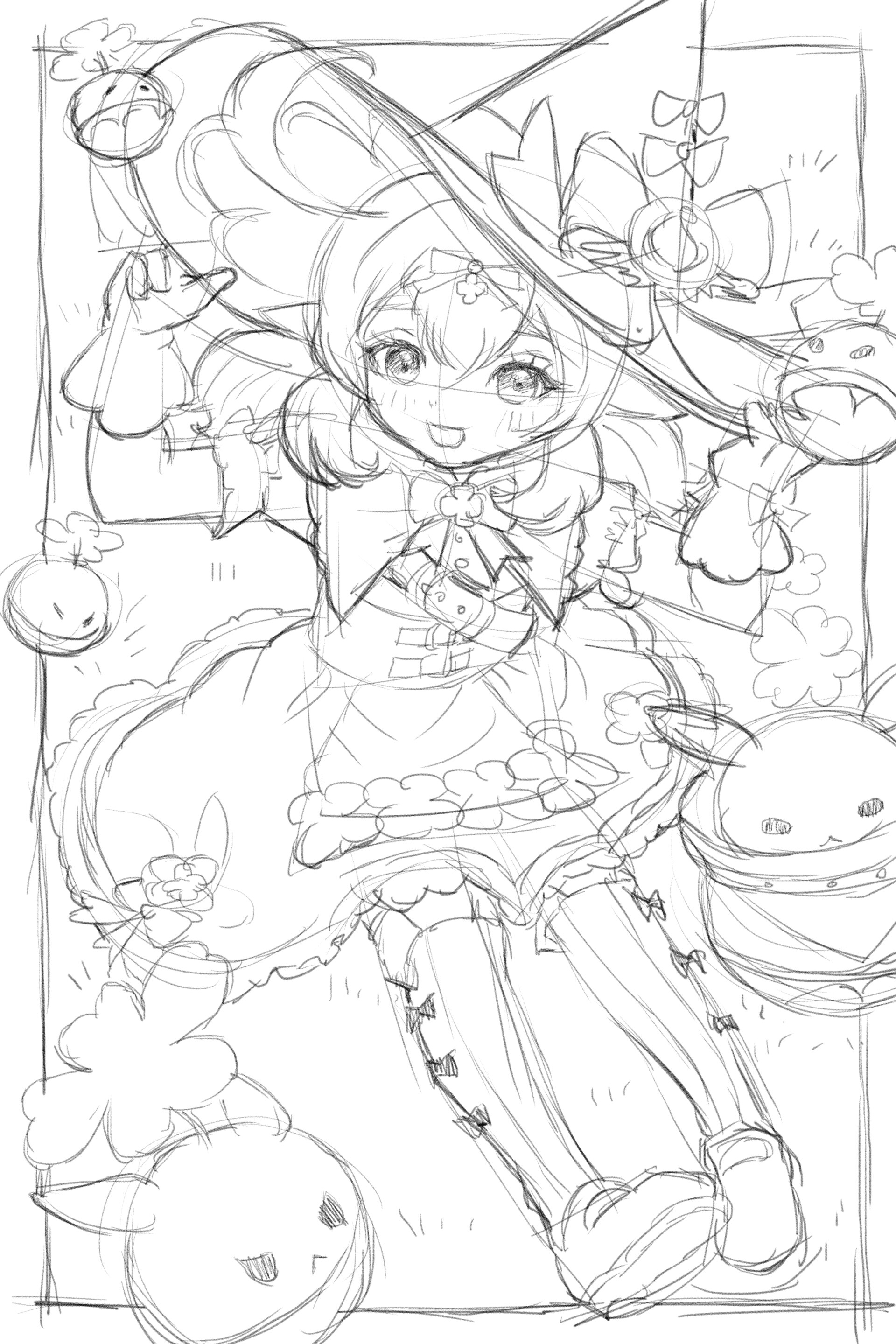 klee genshin impact coloring pages