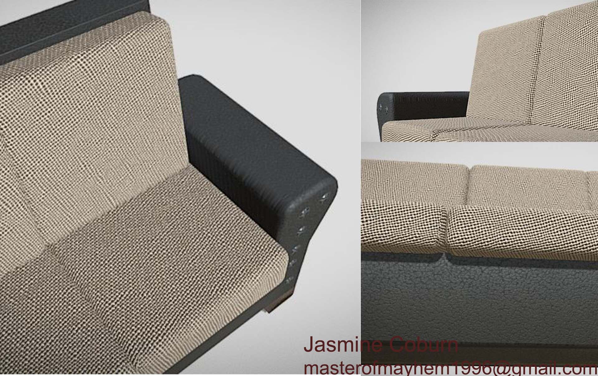 ArtStation - 3D Modeled Couch