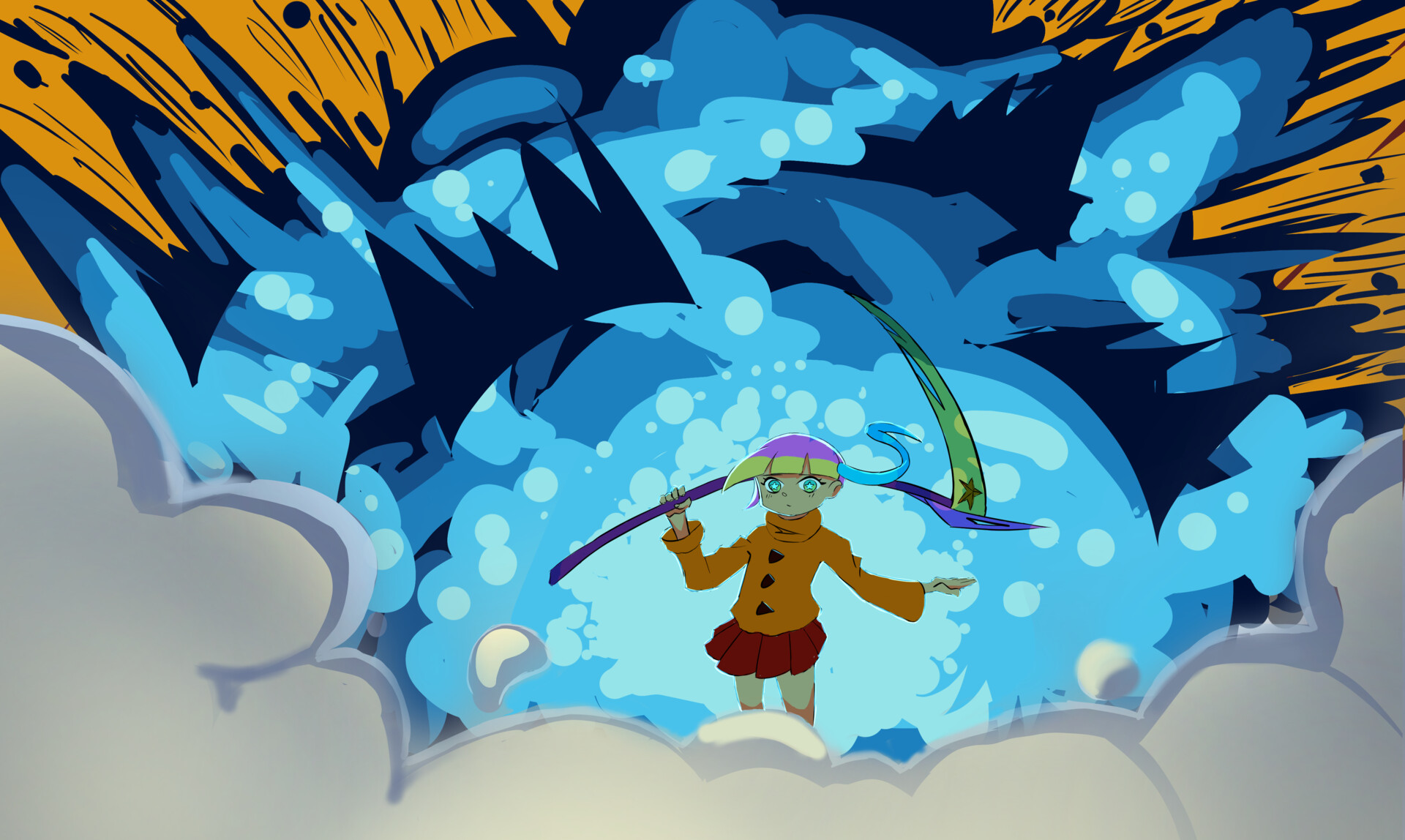 ArtStation - Chica - Explosion - OC