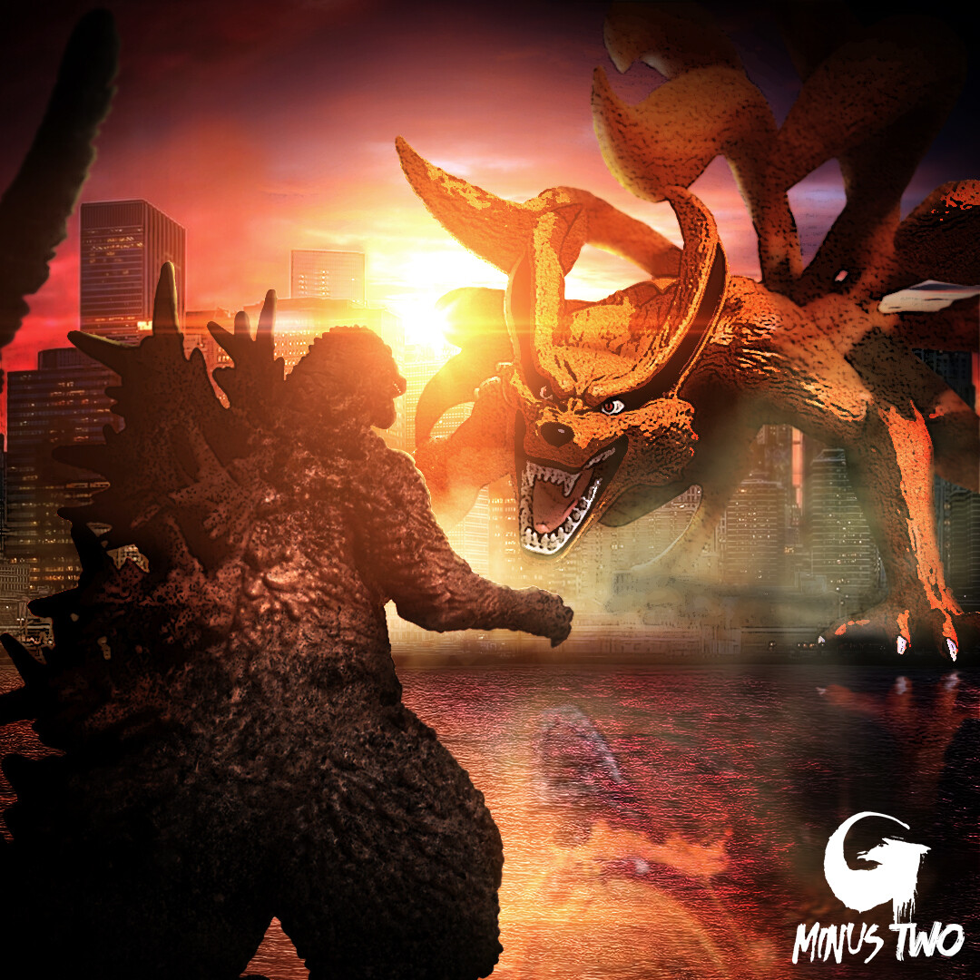ArtStation - Godzilla vs Kurama