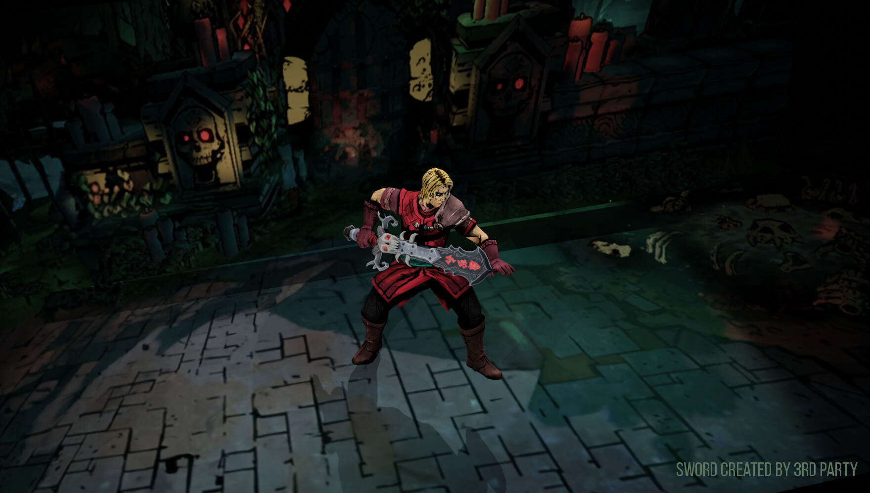 Justin Armstrong - Dark Adventurer - Game Ready Character