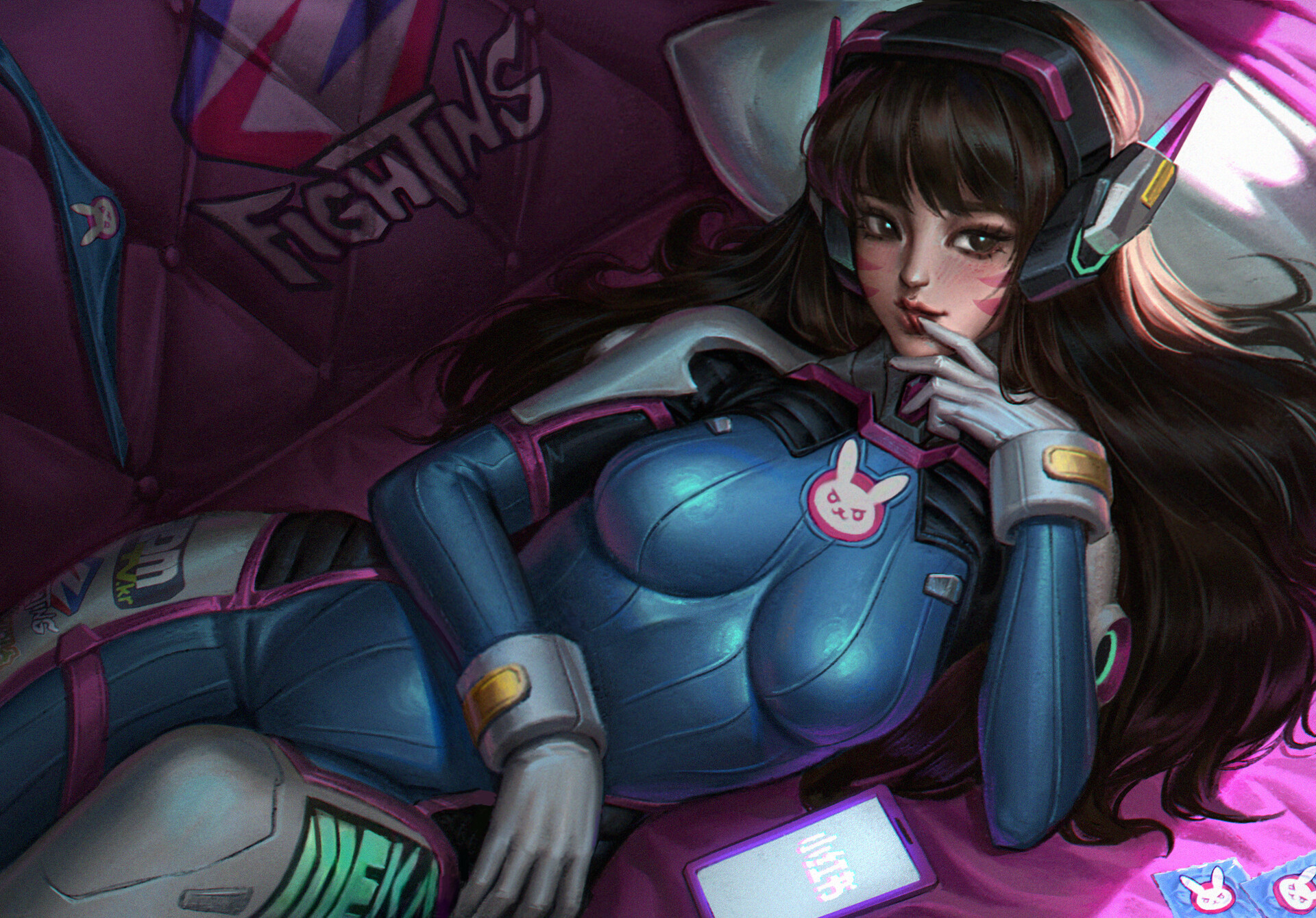 ArtStation - daily practice day 34 dva
