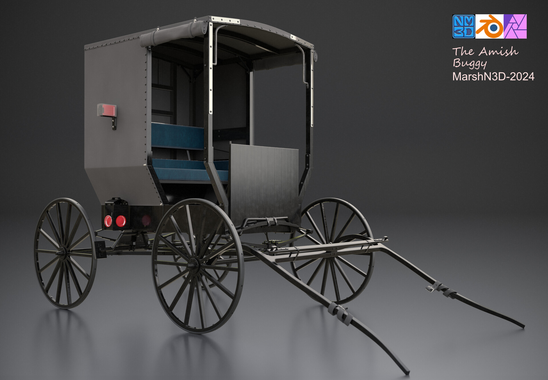 ArtStation - The Amish Buggy