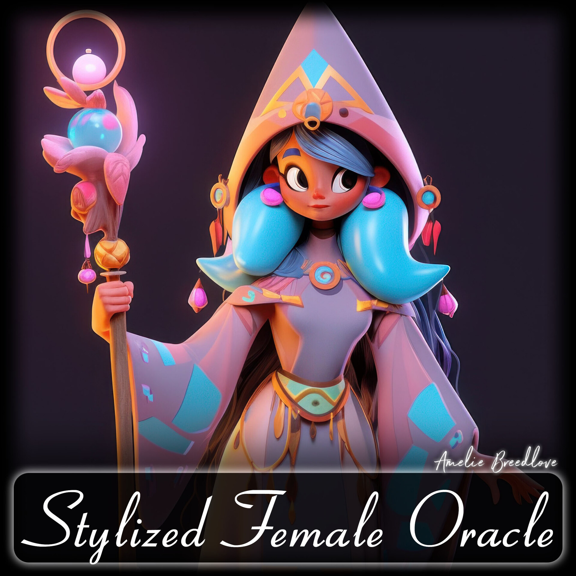 ArtStation - 200 Stylized Female Oracle Reference Pack | 4K | v.50
