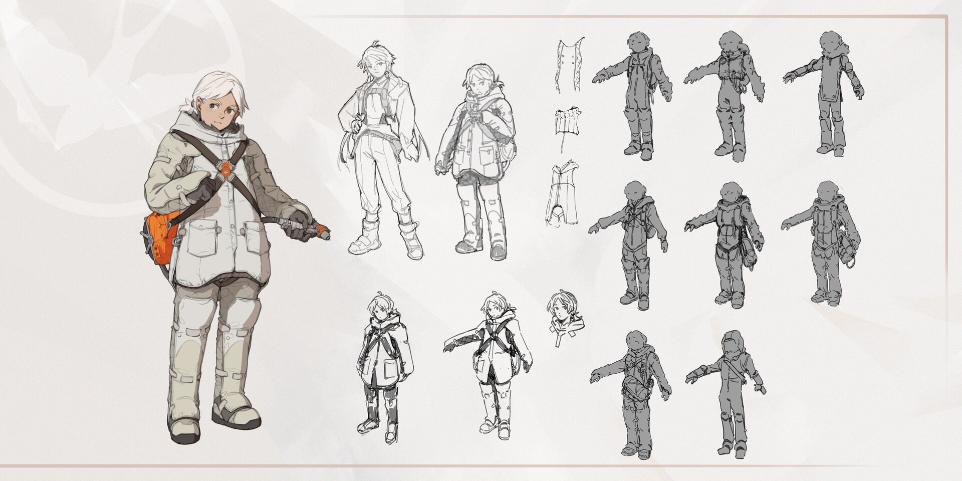 ArtStation - Jonas (WIP) - prop and character design