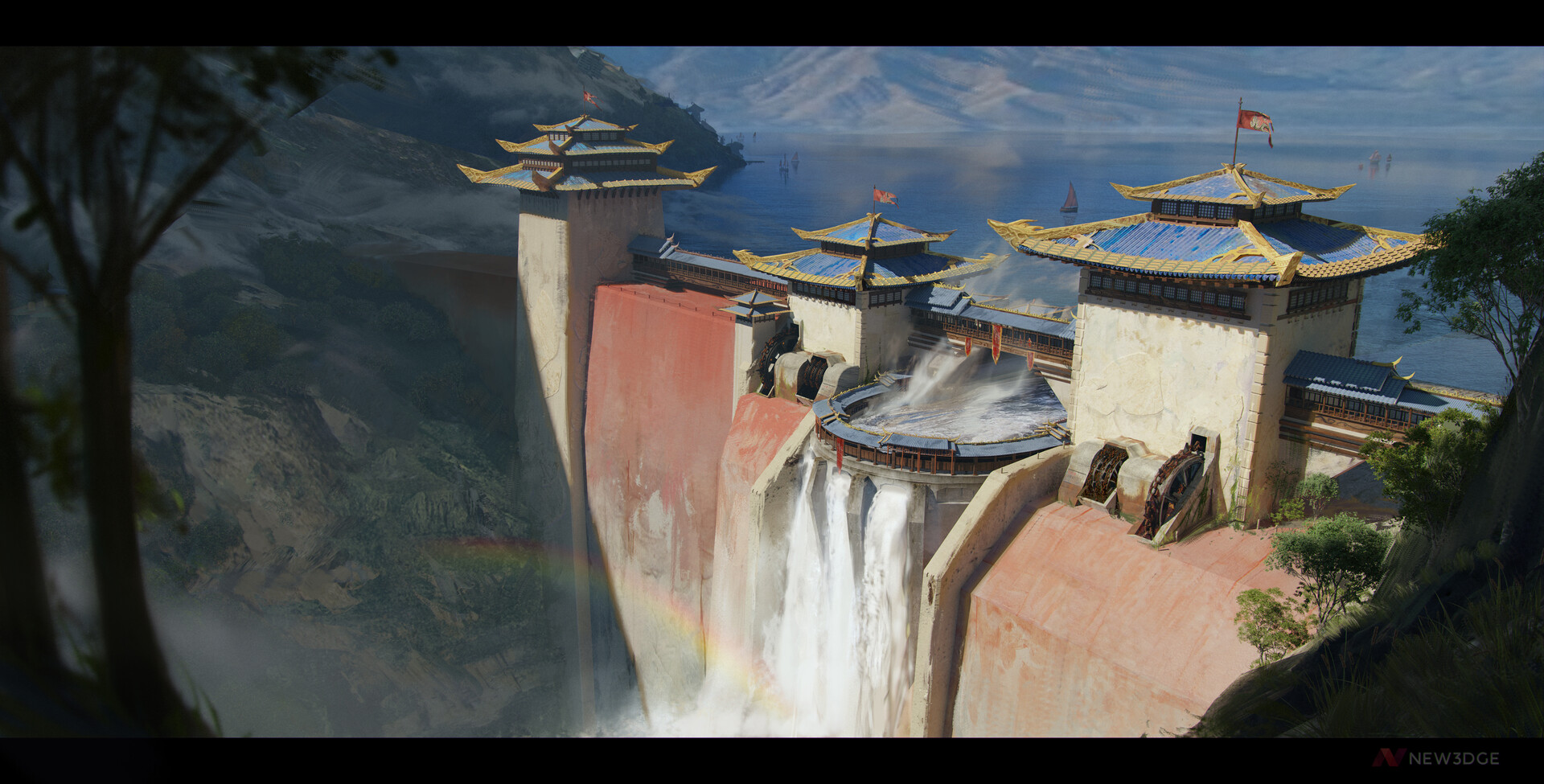 ArtStation - Environment design Dam