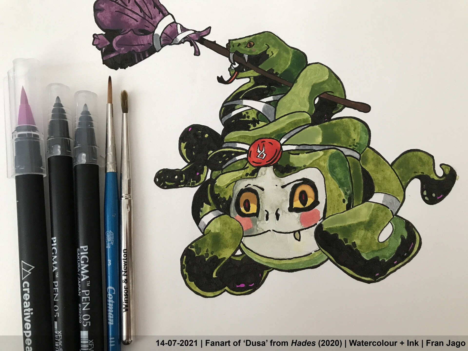 ArtStation - Dusa - Hades Fanart