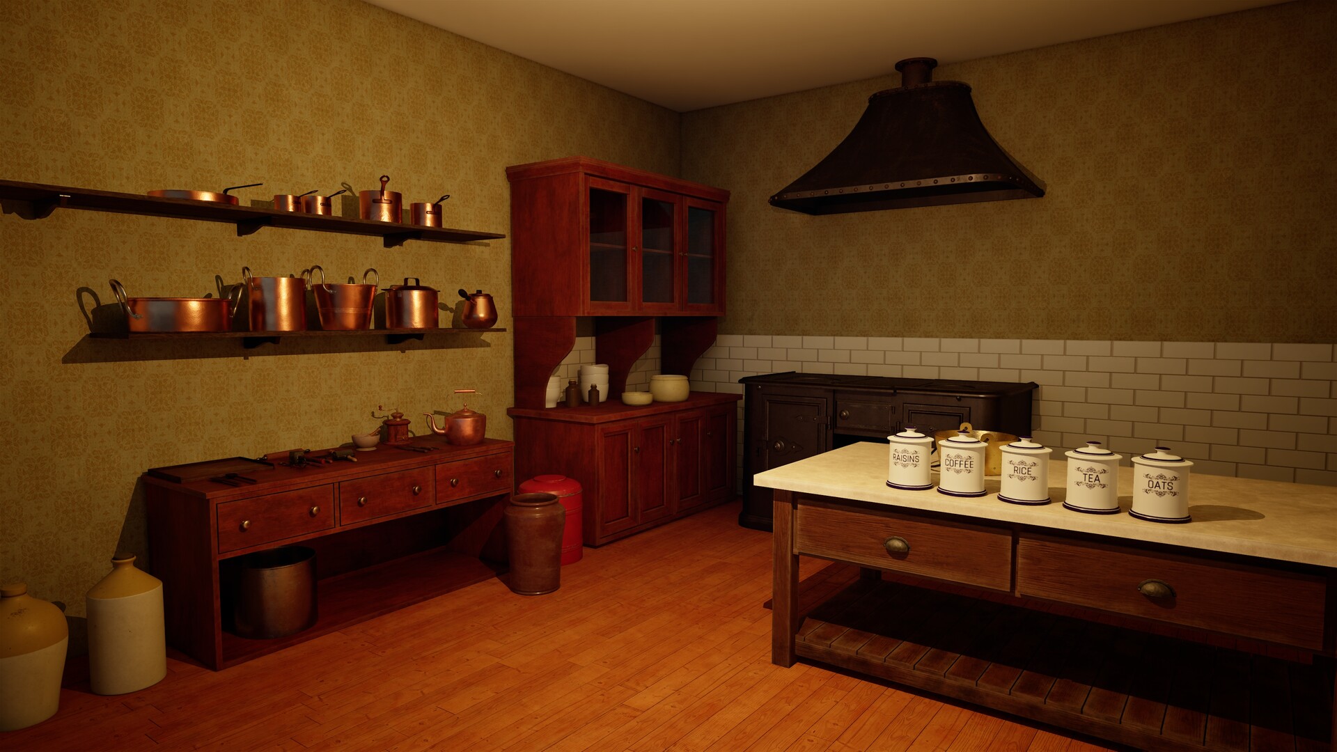 ArtStation - Antique Kitchen Assets