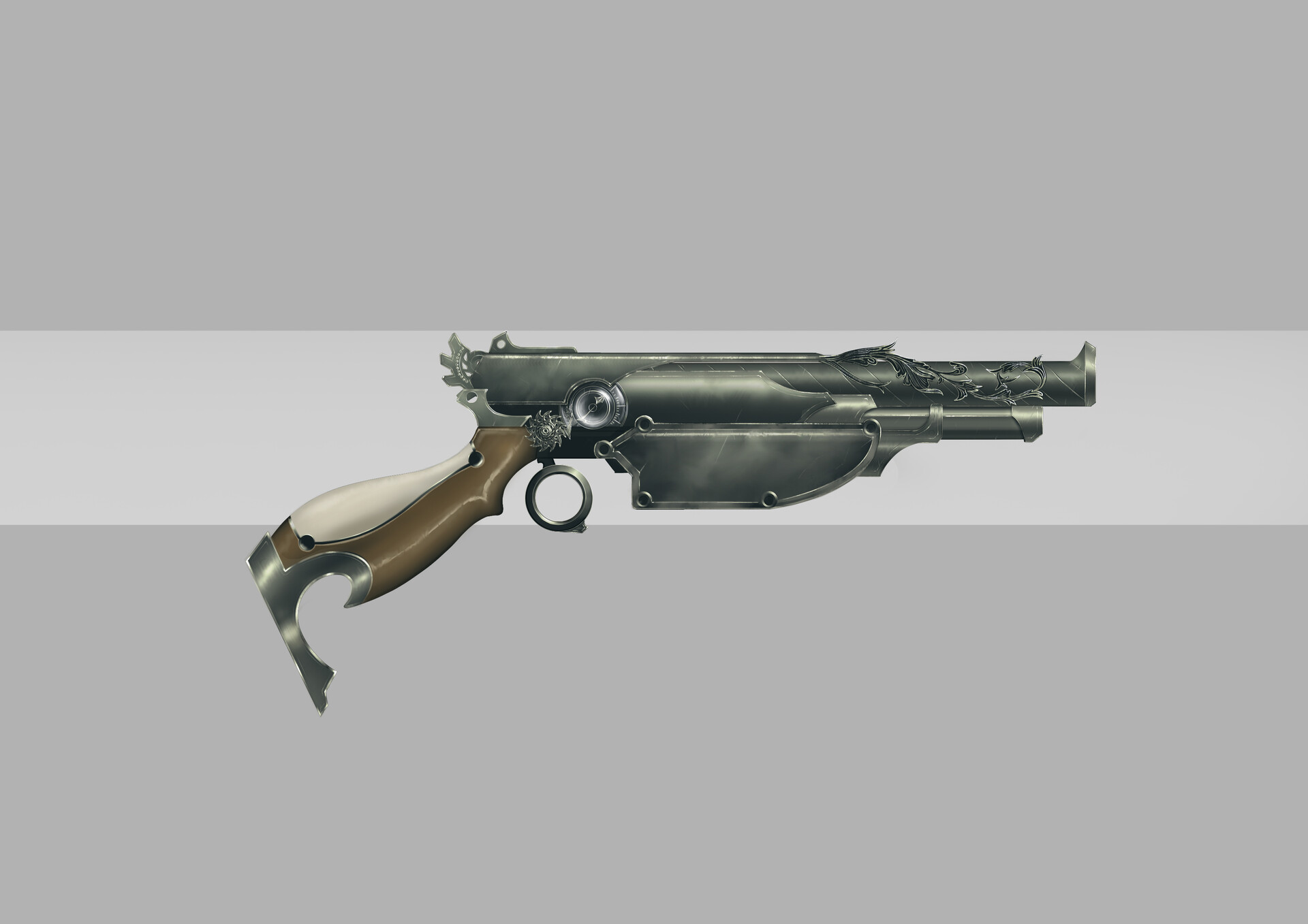 ArtStation - Steam Punk Pistol