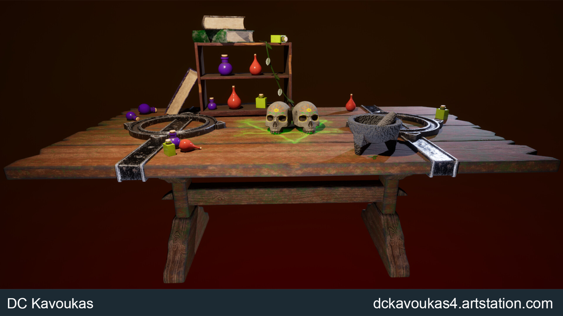ArtStation - Alchemist's Table