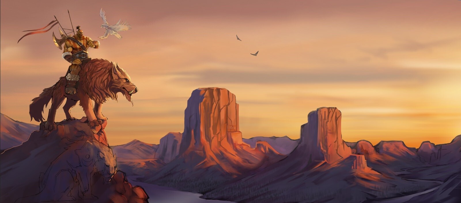 ArtStation - Warcraft Orc Hunter