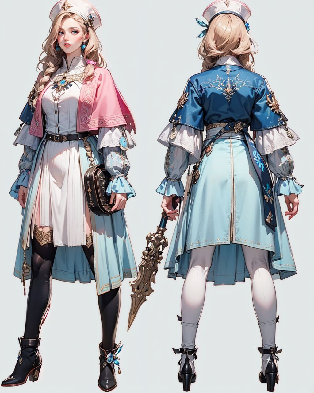 4K Anime Reference Art for Artists and Enthusiasts - 301 White Mage ...