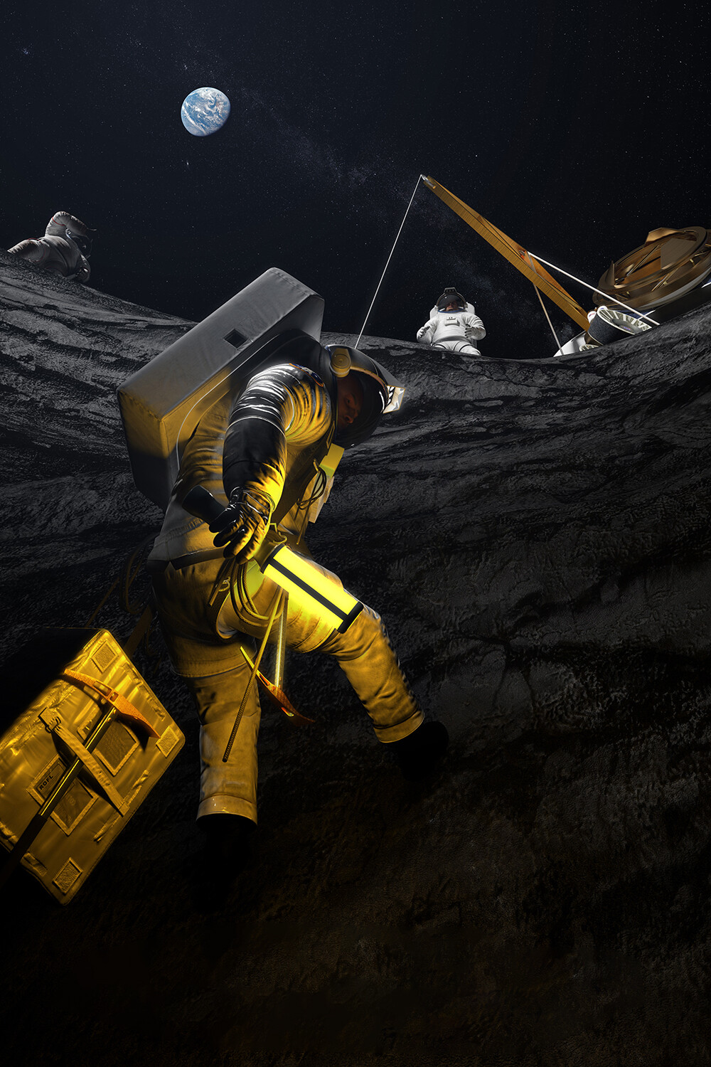 ArtStation - Lunar Spelunking