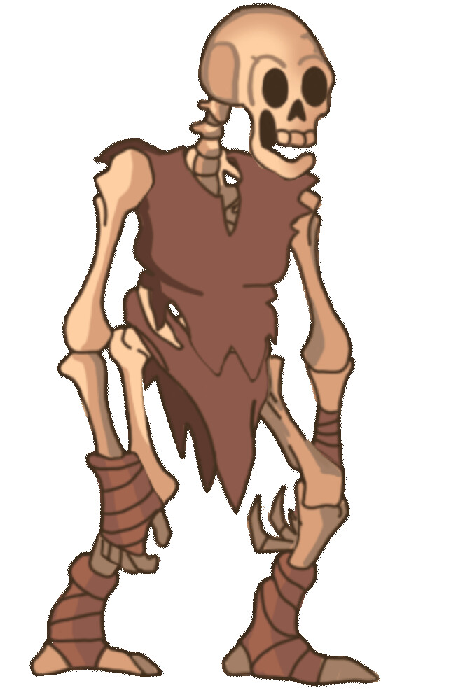 ArtStation - skeleton monster